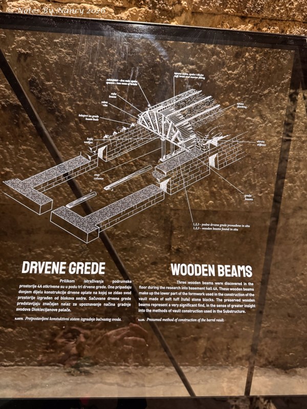 Note 113 – Split – Diocletian’s Palace – Notes By Nancy